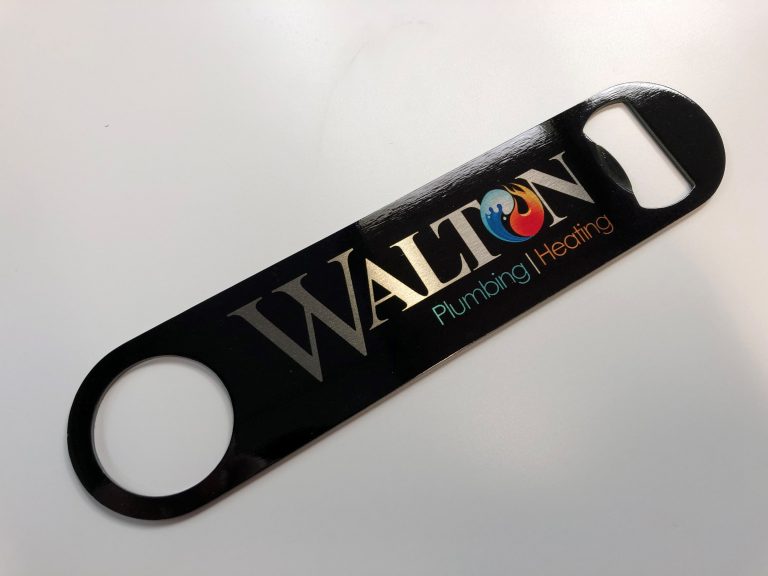Personalised Custom Printed Bar Blade Bottle Opener